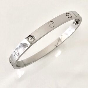 Jewelry | New Stainless Steel Love Screw Bangle Bracelet With ...